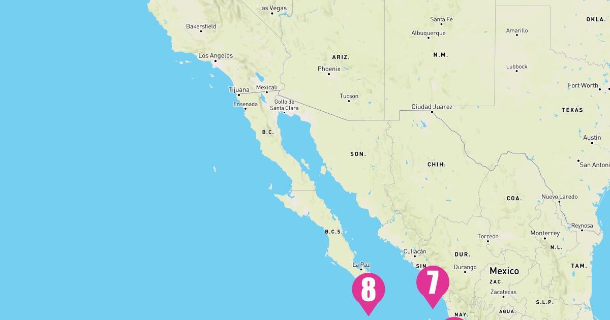 Ruby Princess - March 8th, 2025 - Cruise Map & Port Info