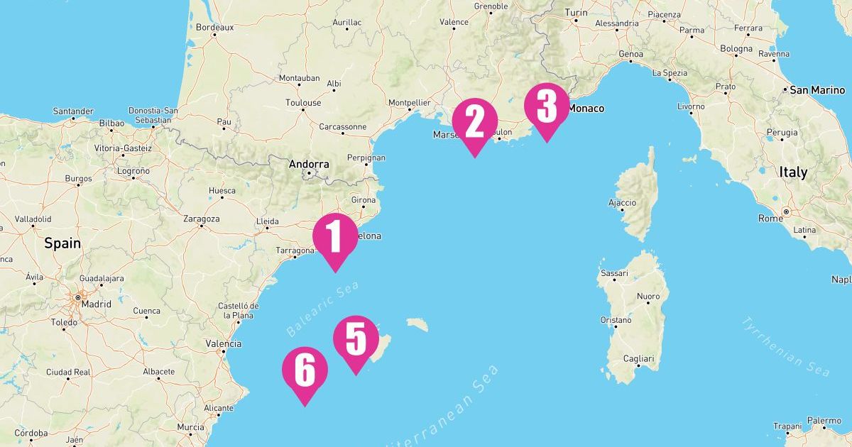 Scarlet Lady - August 4th, 2024 - Cruise Map & Port Info