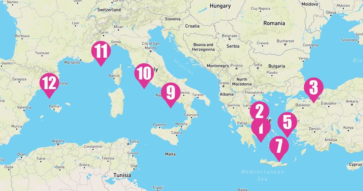 Seven Seas Splendor - August 11th, 2025 - Cruise Map & Port Info