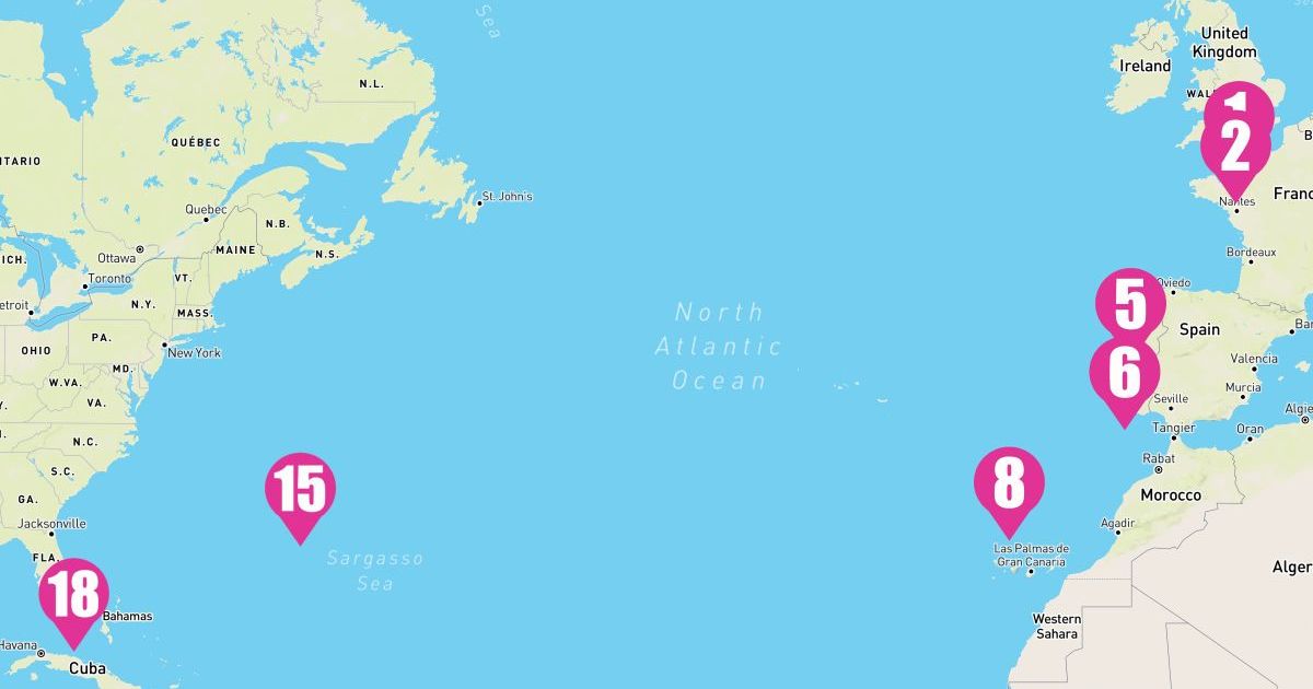 Sky Princess - November 28th, 2024 - Cruise Map & Port Info