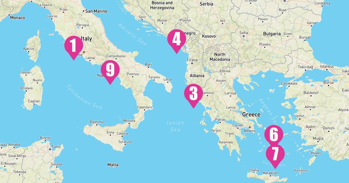 Sun Princess - April 8th, 2024 - Cruise Map & Port Info