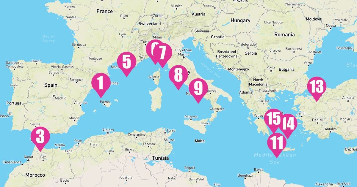 Sun Princess - June 7th, 2025 - Cruise Map & Port Info