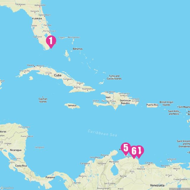 Celebrity Reflection - January 4th, 2025 - Cruise Map & Port Info