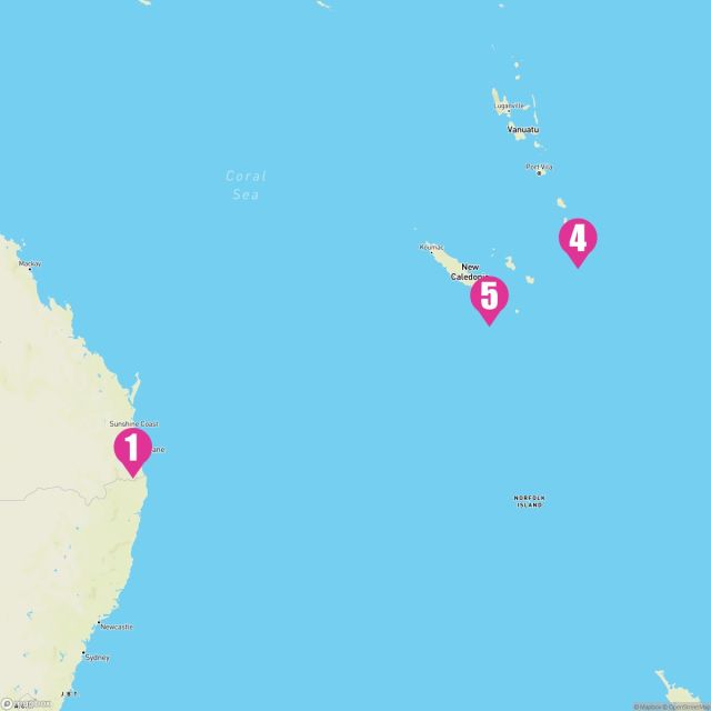 Quantum of the Seas - January 24th, 2025 - Cruise Map & Port Info