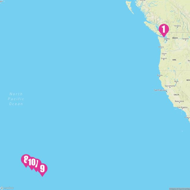Ruby Princess - April 14th, 2024 - Cruise Map & Port Info