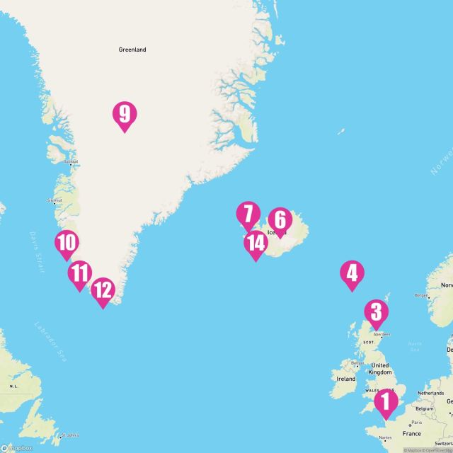 Seven Seas Splendor - June 21st, 2024 - Cruise Map & Port Info