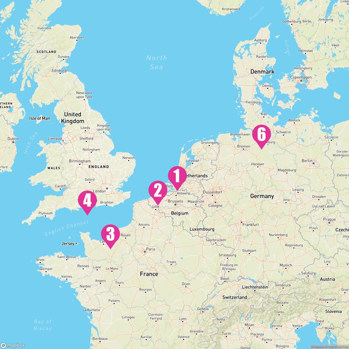 MSC Euribia - December 26th, 2023 - Cruise Map & Port Info