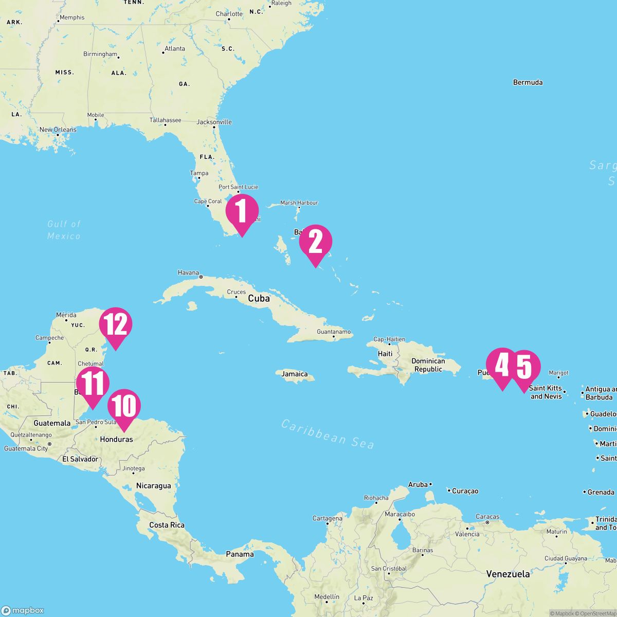 Sun Princess - December 28th, 2024 - Cruise Map & Port Info