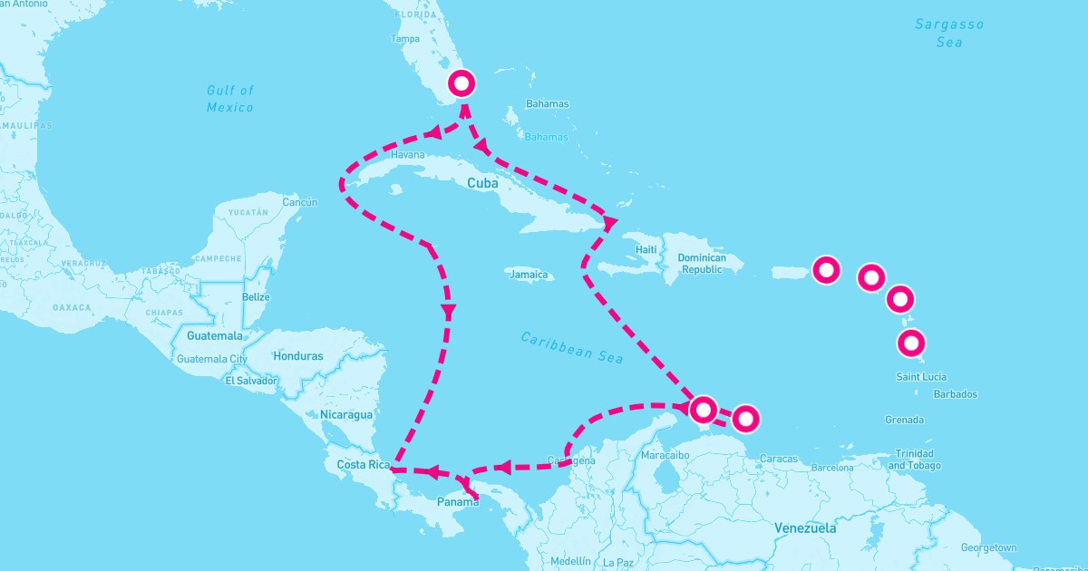 Caribbean Princess December 11, 2025 — 12-Night Fort Lauderdale Cruise