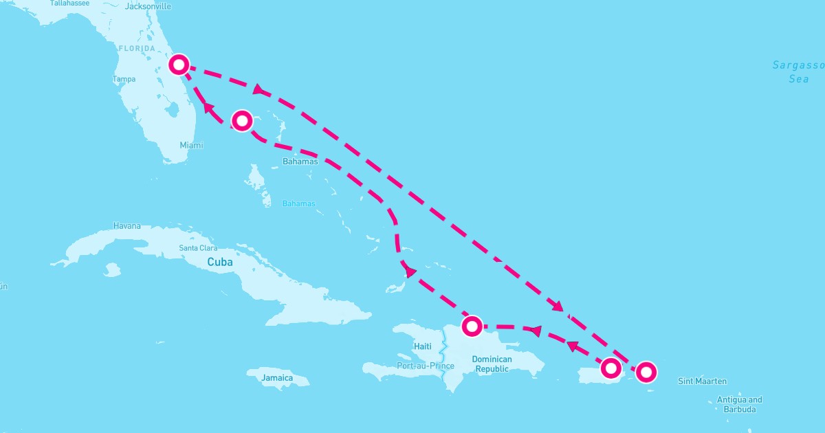 Carnival Festivale August 21, 2027 — 8-Night Port Canaveral Cruise