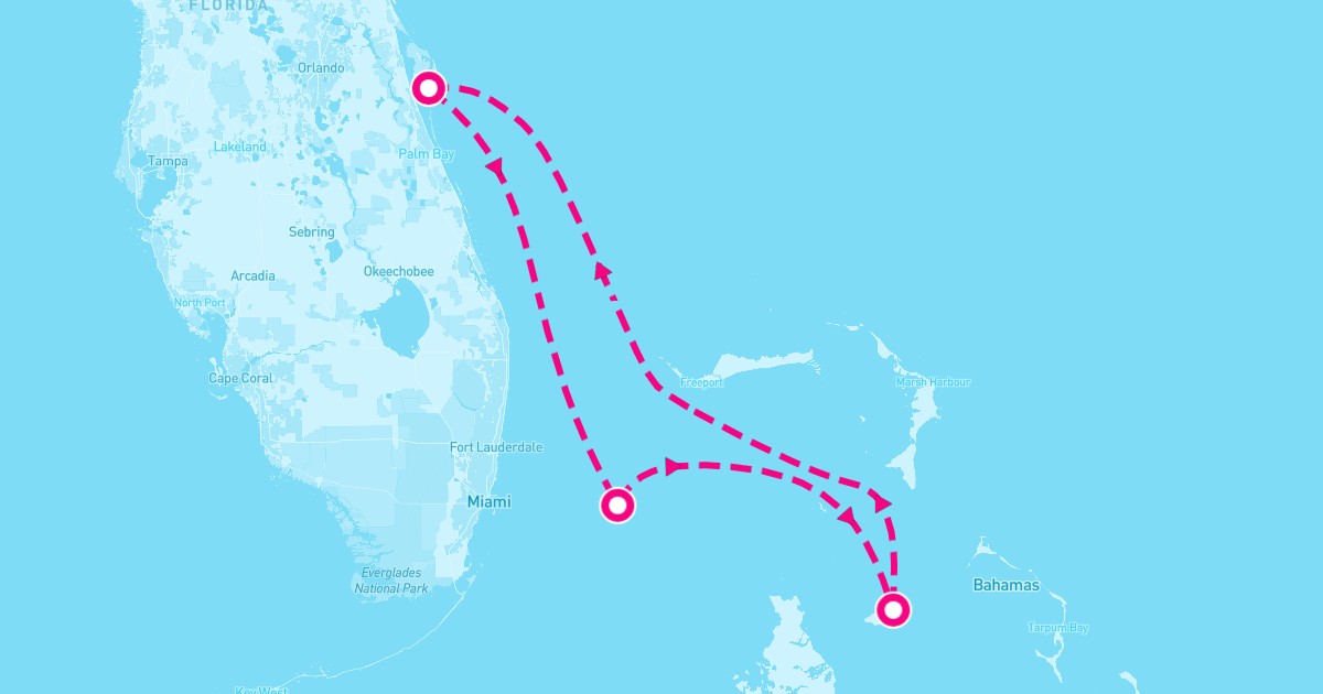 Carnival Glory May 19, 2025 — 4-Night Port Canaveral Cruise from $471