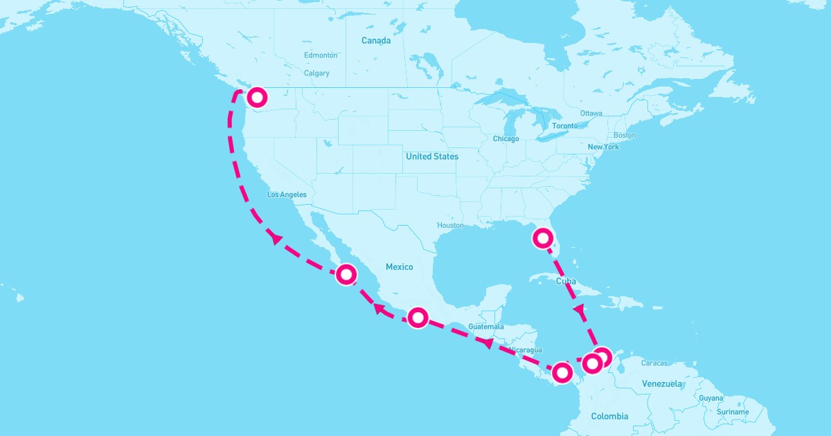 Carnival Legend April 4, 2027 | 16-Night Tampa Cruise