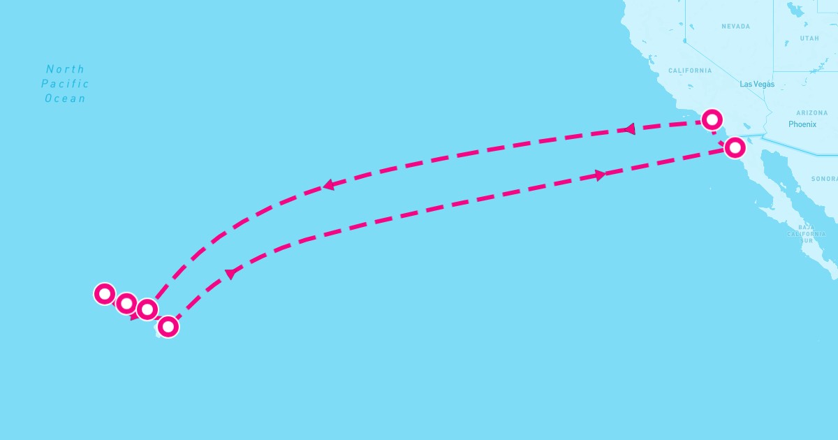 Carnival Radiance March 7, 2026 — 14-Night Long Beach Cruise