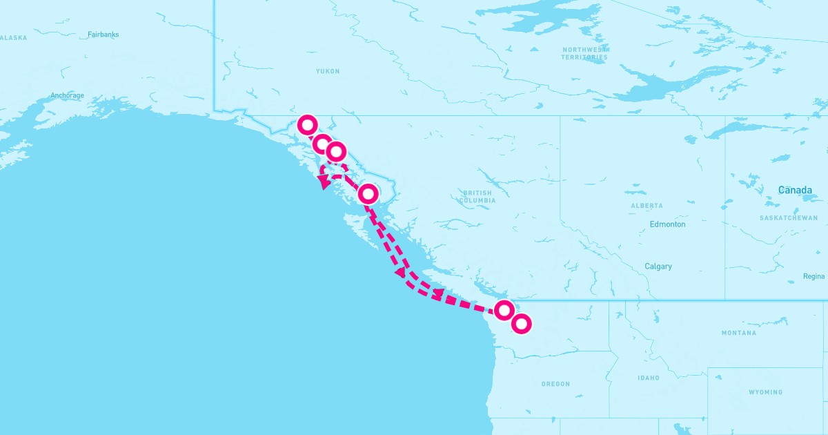 Carnival Spirit May 19, 2026 — 7-Night Seattle Cruise