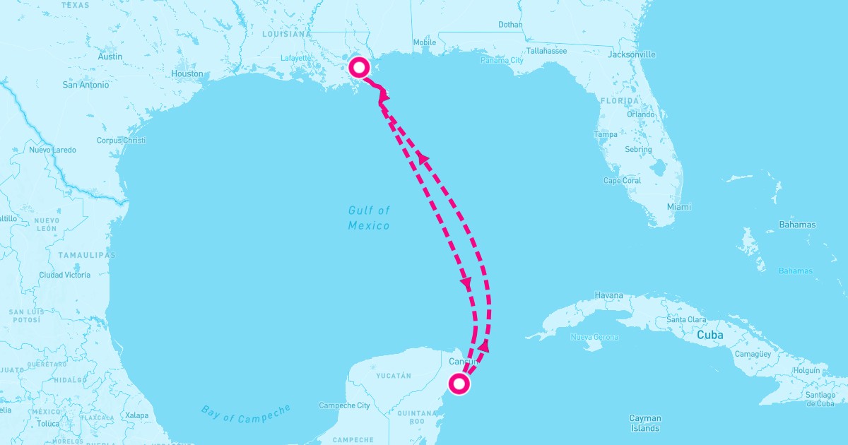 Carnival Valor May 21, 2026 | 4-Night New Orleans Cruise