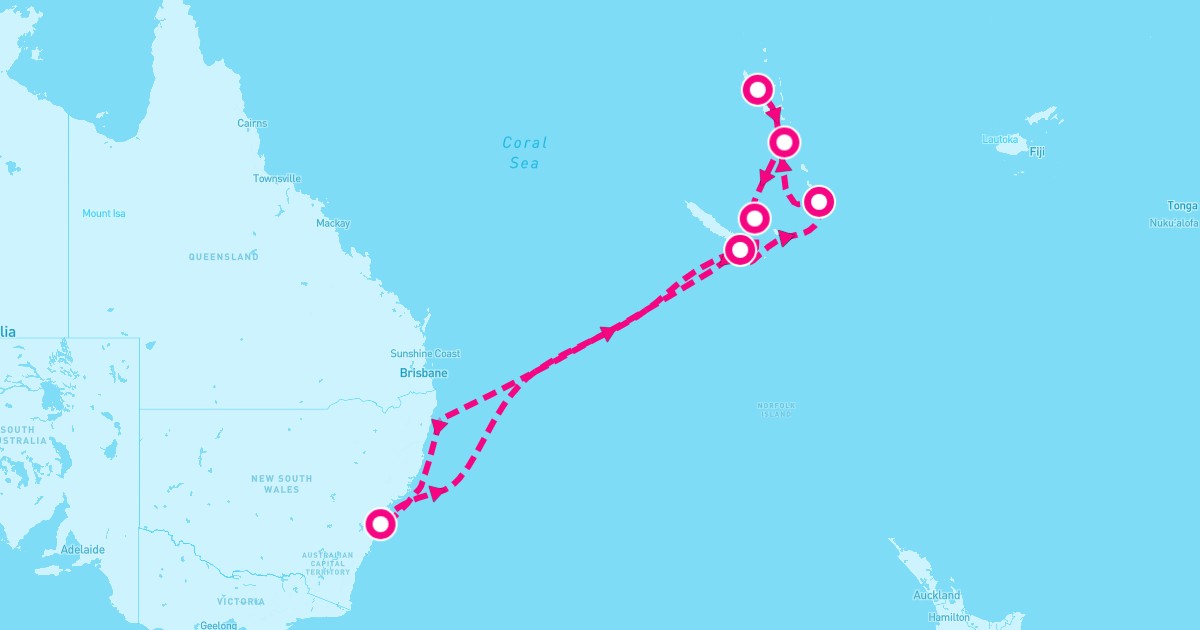 Celebrity Edge - January 2, 2027 (12 Night) Cruise Map, Ports & Ship Info