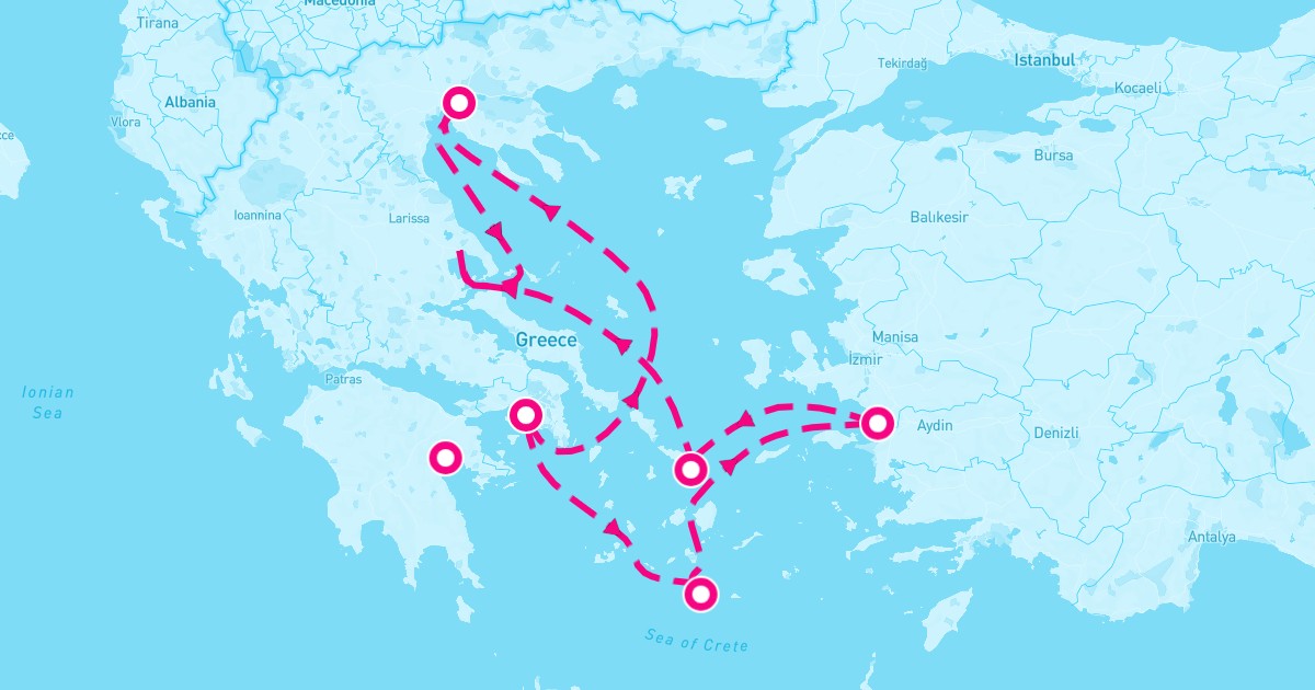 Celebrity Infinity - May 25, 2024 (7 Night) Cruise Map, Ports & Ship Info