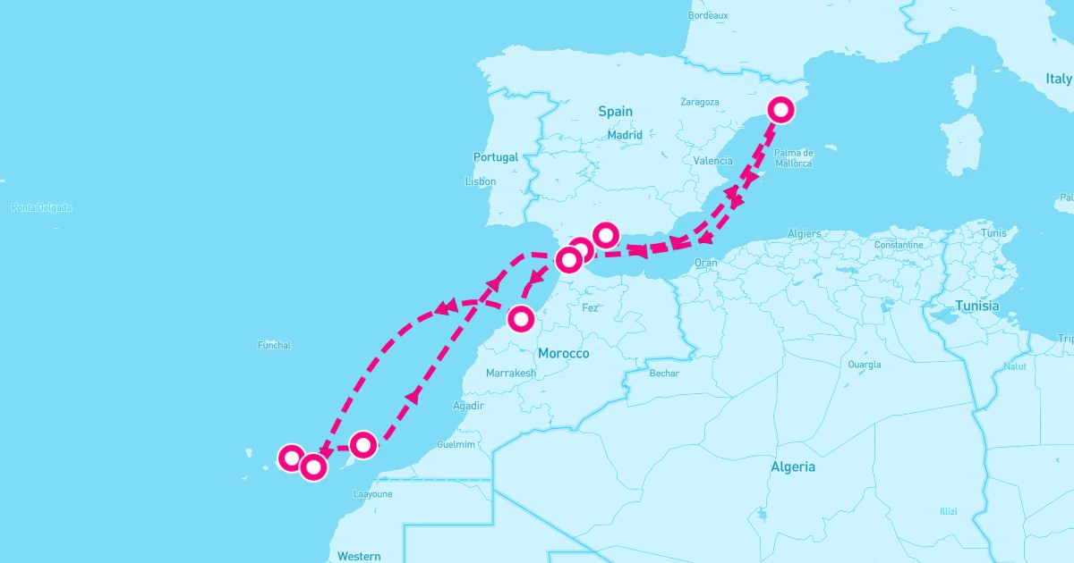 Celebrity Infinity December 24, 2027 — 12-Night Barcelona Cruise