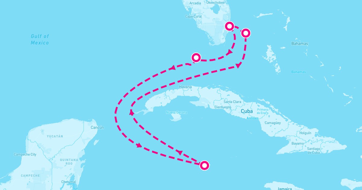Celebrity Reflection - June 23, 2024 (6 Night) Cruise Map, Ports & Ship ...