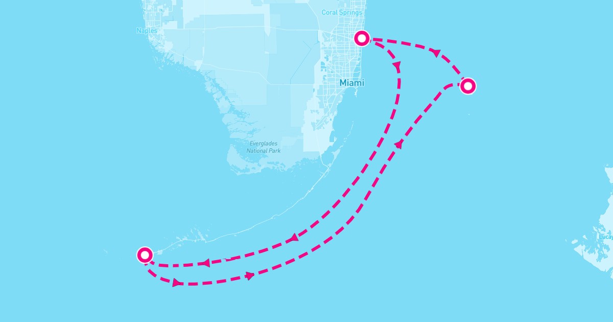 Celebrity Summit - December 4, 2025 (4 Night) Cruise Map, Ports & Ship Info