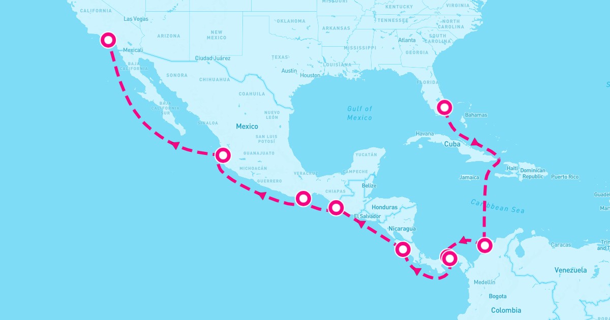 Coral Princess January 5, 2026 | 16-Night Fort Lauderdale Cruise
