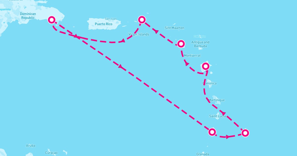 Costa Pacifica - January 18, 2026 (7 Night) Cruise Map, Ports & Ship Info