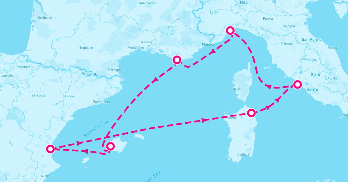 Costa Pacifica May 23, 2026 — 7-Night Civitavecchia Cruise from $739