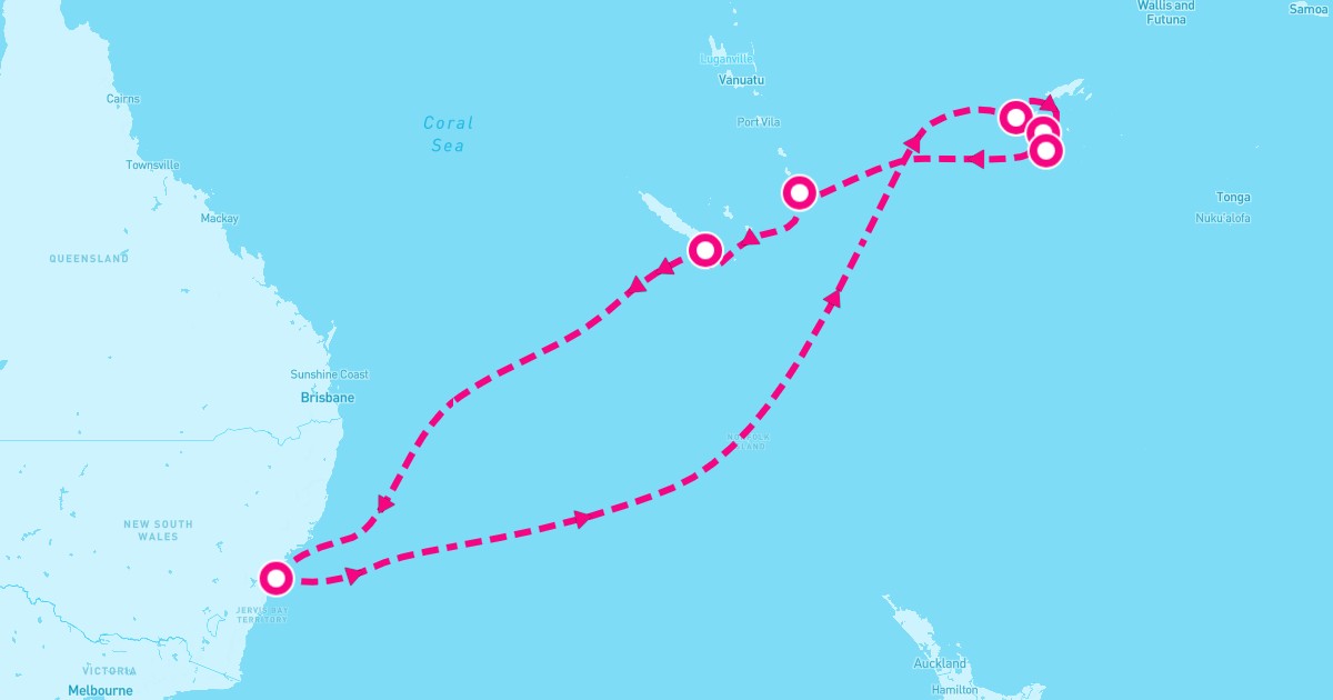 Crown Princess January 10, 2026 — 13-Night Sydney Cruise