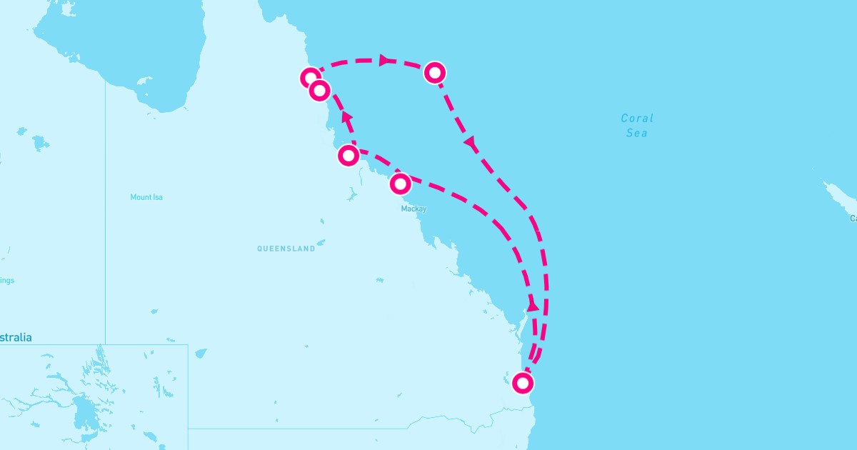 Crown Princess January 14, 2026 | 8-Night Brisbane Cruise