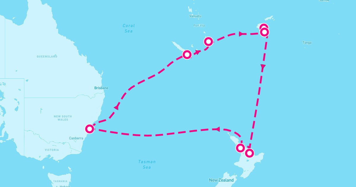 Crown Princess April 25, 2026 | 15-Night Sydney Cruise