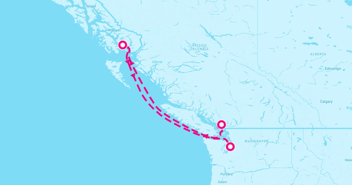 Discovery Princess April 30, 2025 — 4-Night Vancouver Cruise