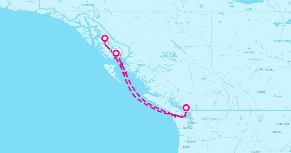 Disney Wonder - July 24, 2024 (5 Night) Cruise Map, Ports & Ship Info