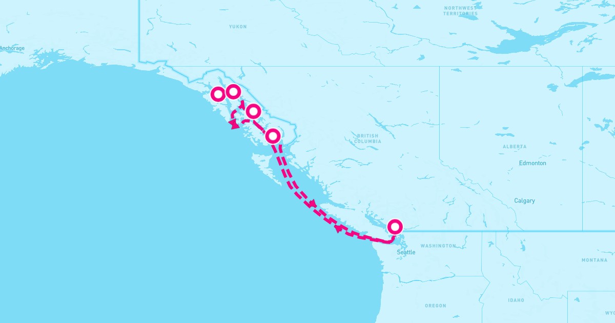 Disney Wonder - September 2, 2024 (7 Night) Cruise Map, Ports & Ship Info