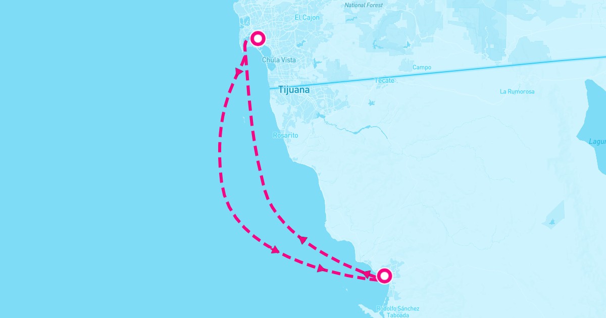 Disney Wonder - March 8, 2027 (4 Night) Cruise Map, Ports & Ship Info