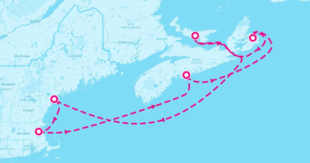 Emerald Princess - July 14, 2024 (7 Night) Cruise Map, Ports & Ship Info