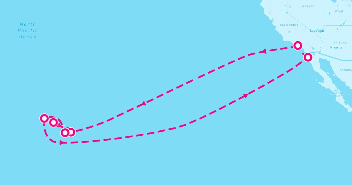 Emerald Princess January 9, 2027 | 16-Night San Pedro Cruise