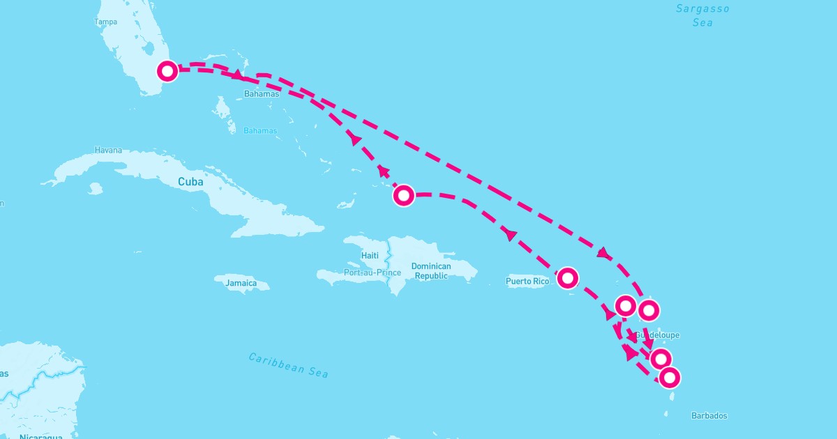 Enchanted Princess December 30, 2024 — 10-Night Fort Lauderdale Cruise