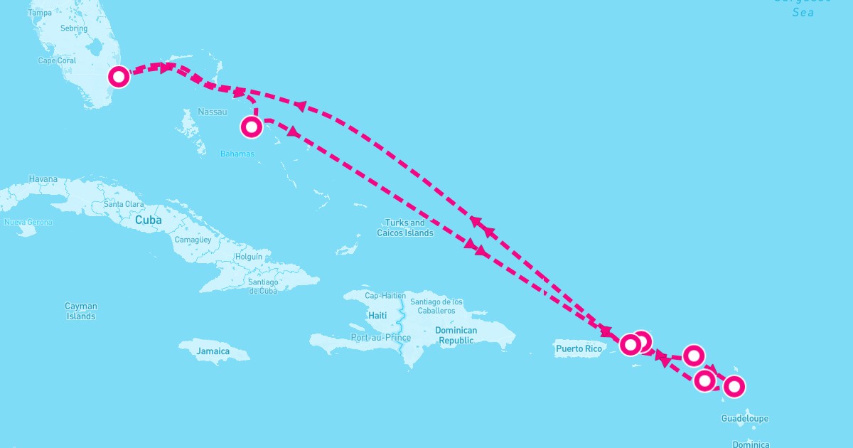 Enchanted Princess February 15, 2026 | 10-Night Fort Lauderdale Cruise