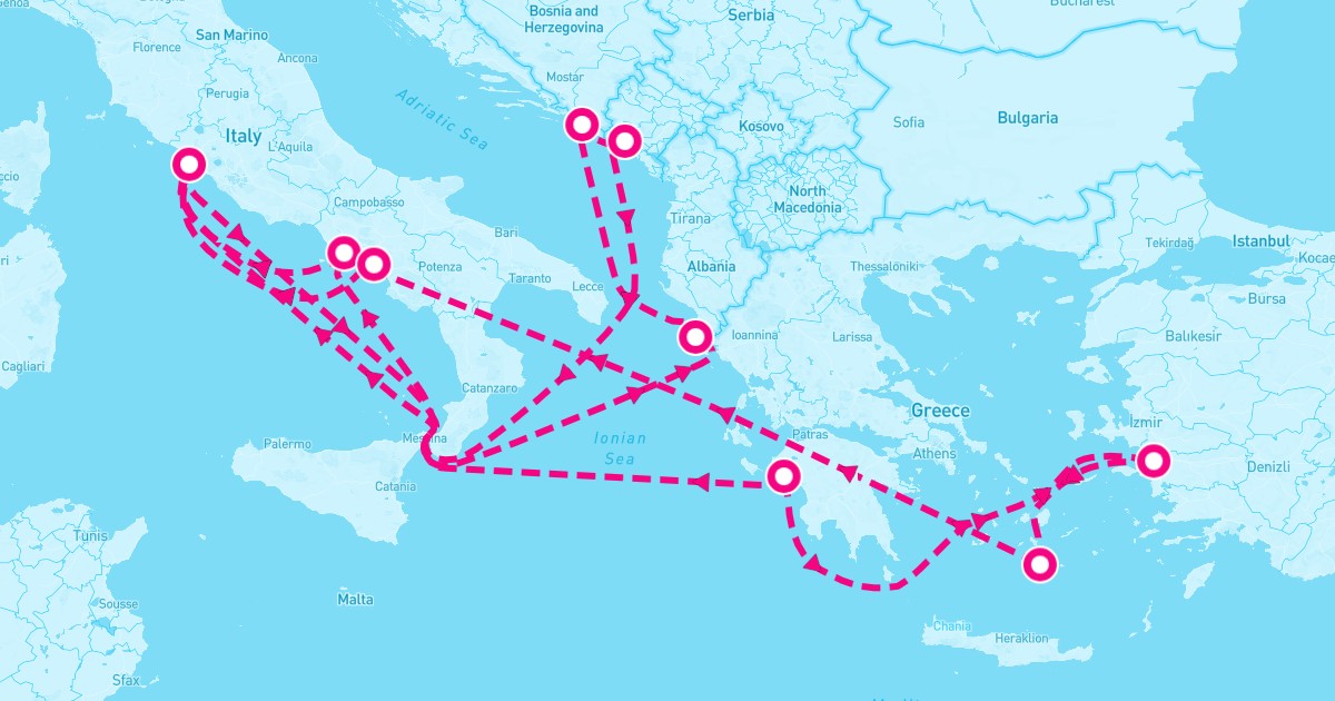 Enchanted Princess Jun 2, 2026 — 14-Night Civitavecchia Cruise from $1,927