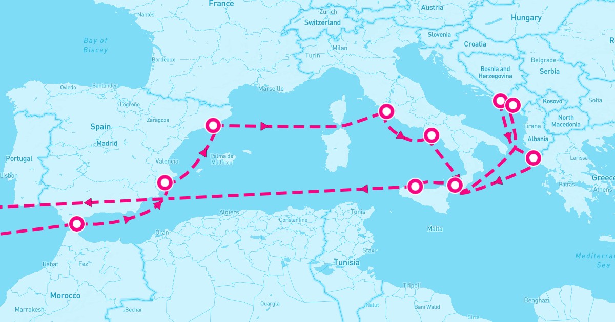 Enchanted Princess August 4, 2026 — 14-Night Civitavecchia Cruise