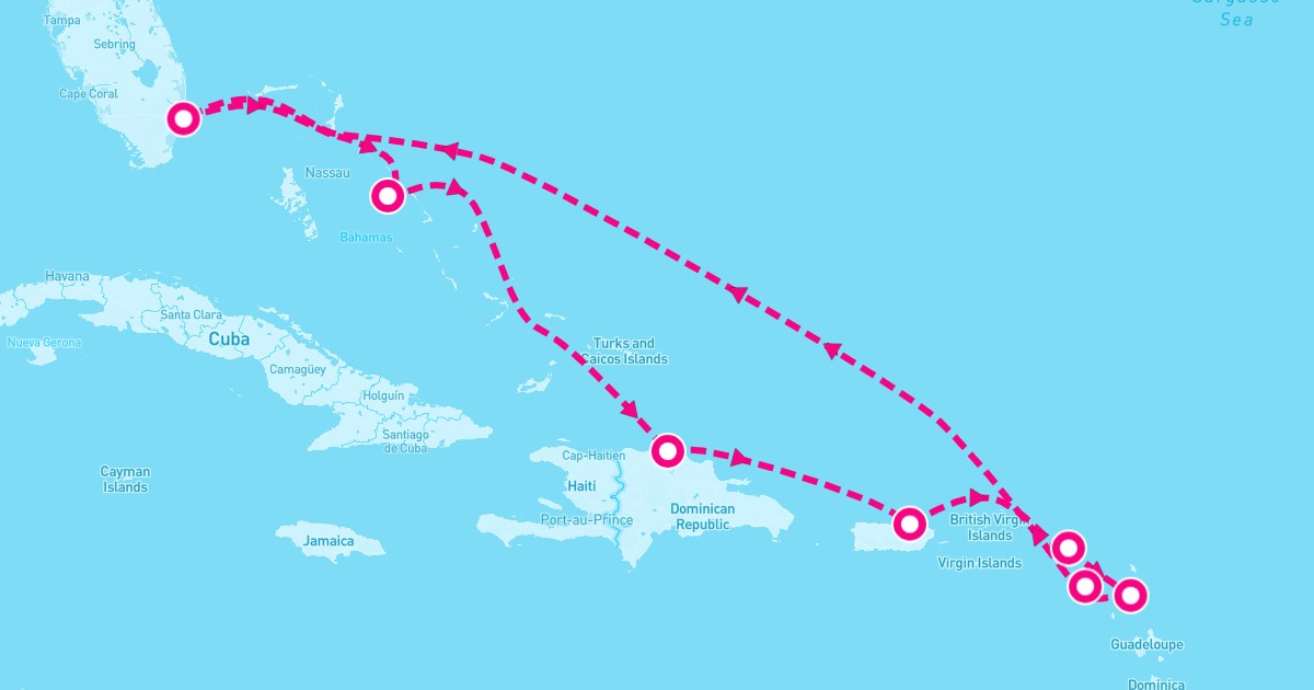 Enchanted Princess February 5, 2027 | 10-Night Fort Lauderdale Cruise