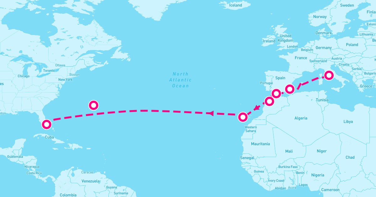 Enchanted Princess Nov 20, 2027 — 15-Night Civitavecchia Cruise from $1,354