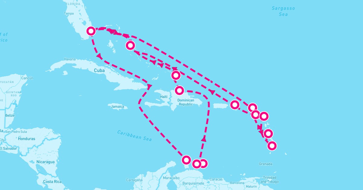 MS Eurodam - January 13, 2024 (21 Night) Cruise Map, Ports & Ship Info