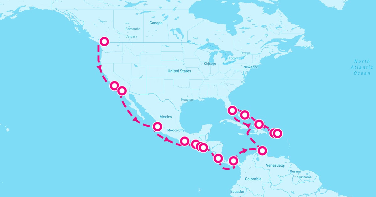 MS Eurodam October 5, 2025 | 28-Night Vancouver Cruise