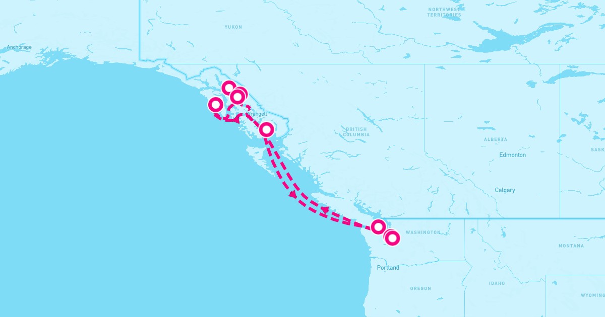 MS Eurodam May 16, 2026 — 7-Night Seattle Cruise