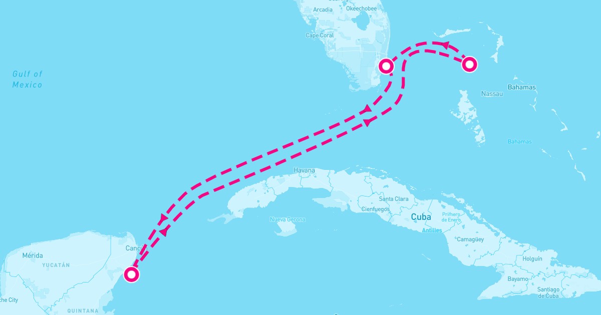 Freedom of the Seas - August 17, 2026 (5 Night) Cruise Map, Ports ...