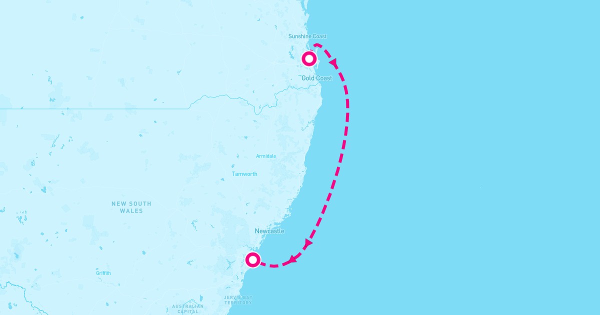 Grand Princess April 28, 2027 — 2-Night Brisbane Cruise