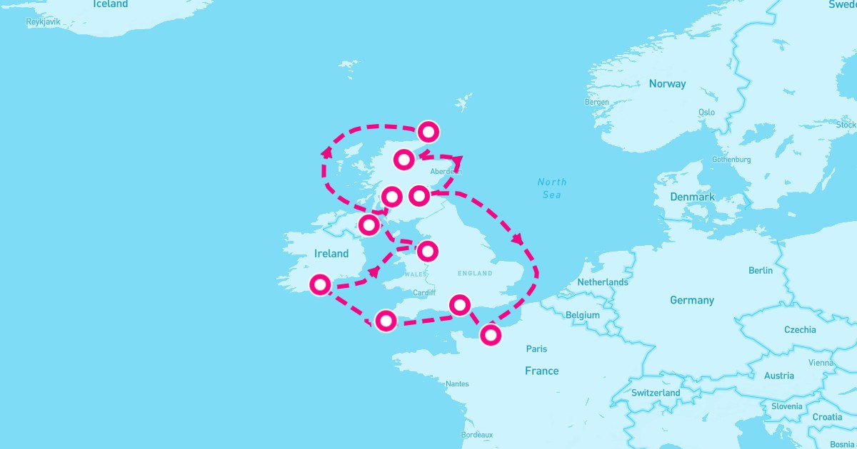Majestic Princess September 7, 2026 — 12-Night Southampton Cruise