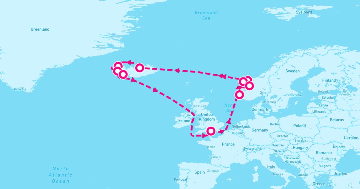 Majestic Princess June 18, 2027 | 14-Night Southampton Cruise