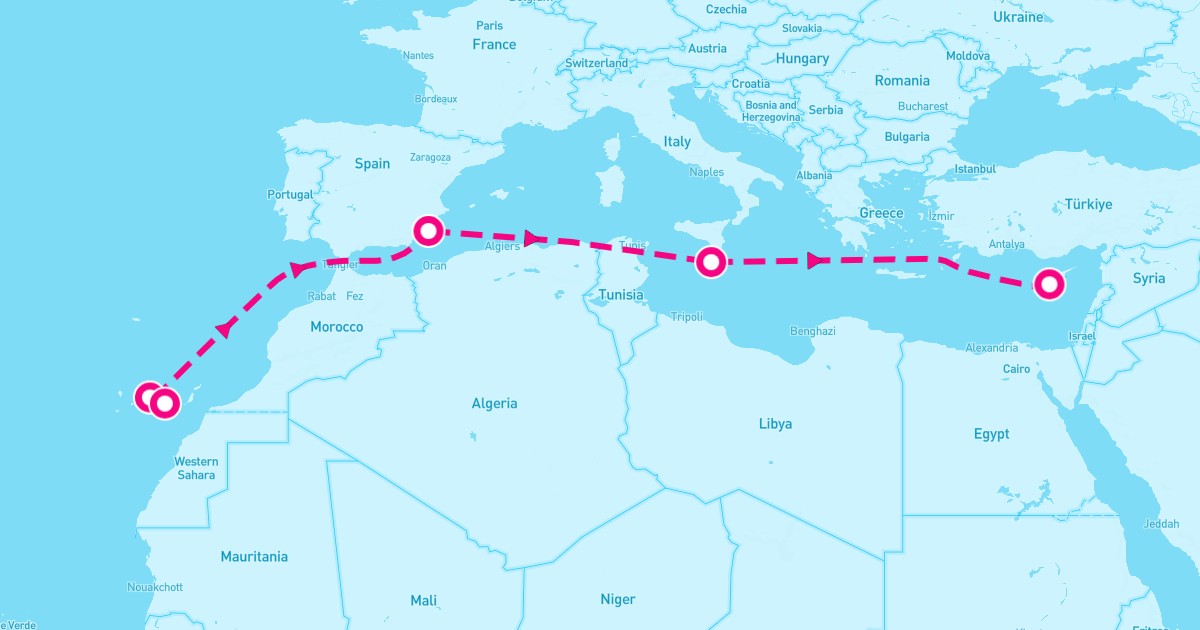 Marella Discovery 2 March 24, 2025 | 9-Night Las Palmas Cruise